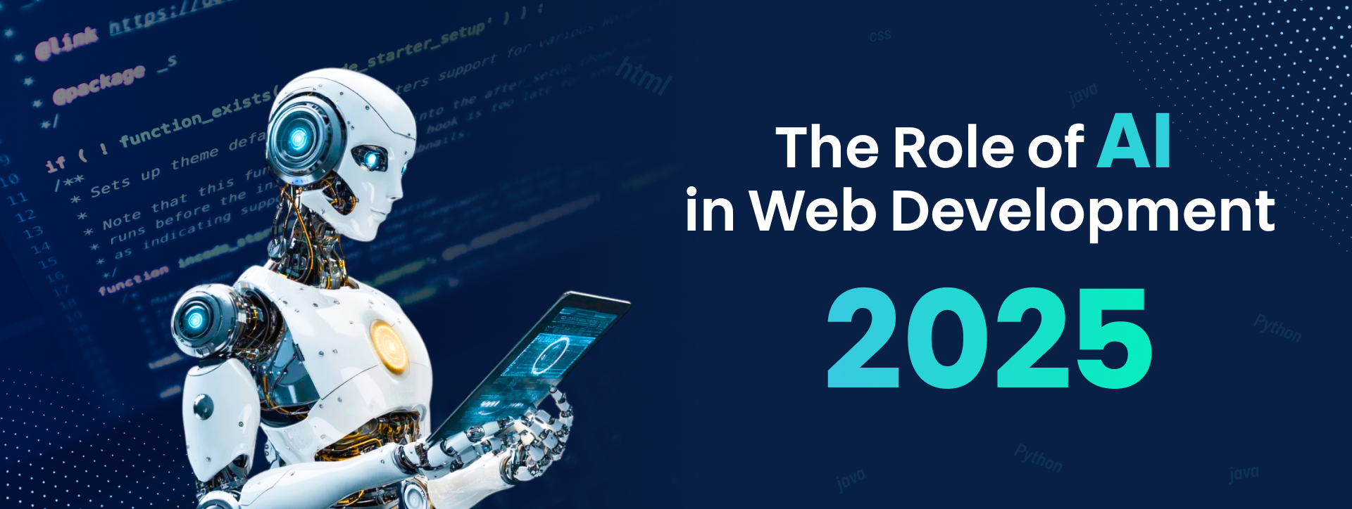 The Role of AI in Web Development in 2025 - Blog | Techno Deviser